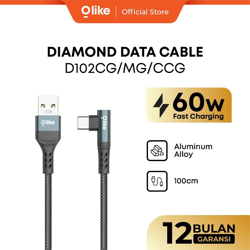 Jual OLIKE Kabel Data Fast Charging 60W Type-C to Type-C USB to Type-C ...