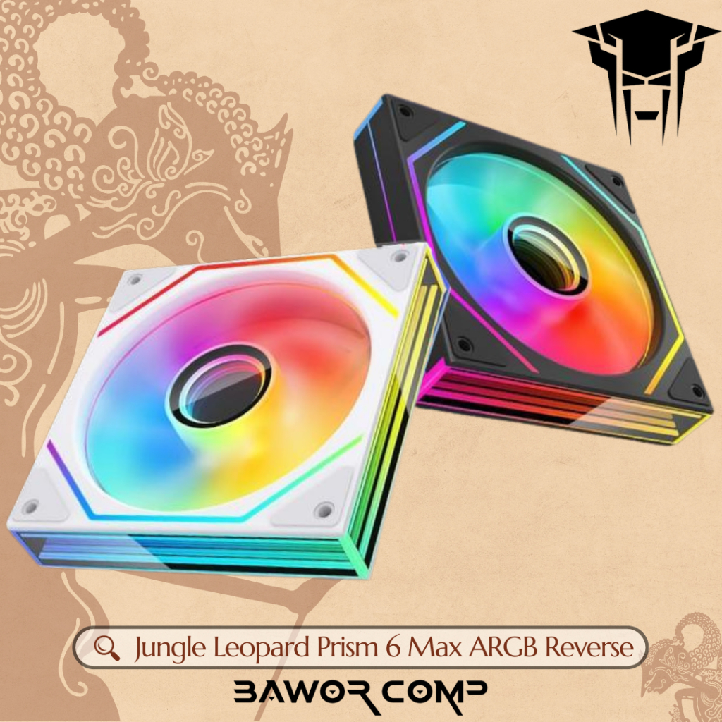 Jual Jungle Leopard Prism 6 Max ARGB Reverse Black & White | Three ...