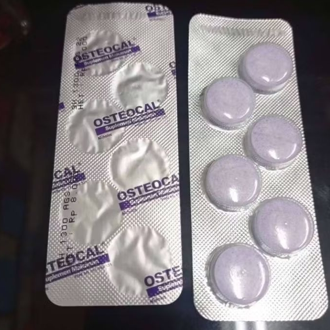Jual osteocal perstrip isi 6 tablet suplemen kesehatan original produk ...