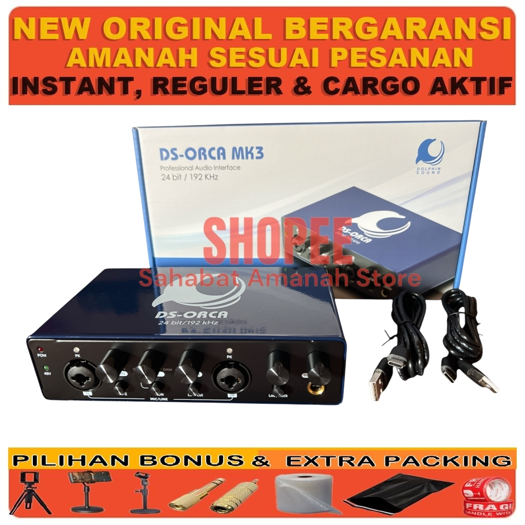 Jual Top New Original Dolphin Sound DS Orca MK3 Soundcard Recording MK ...