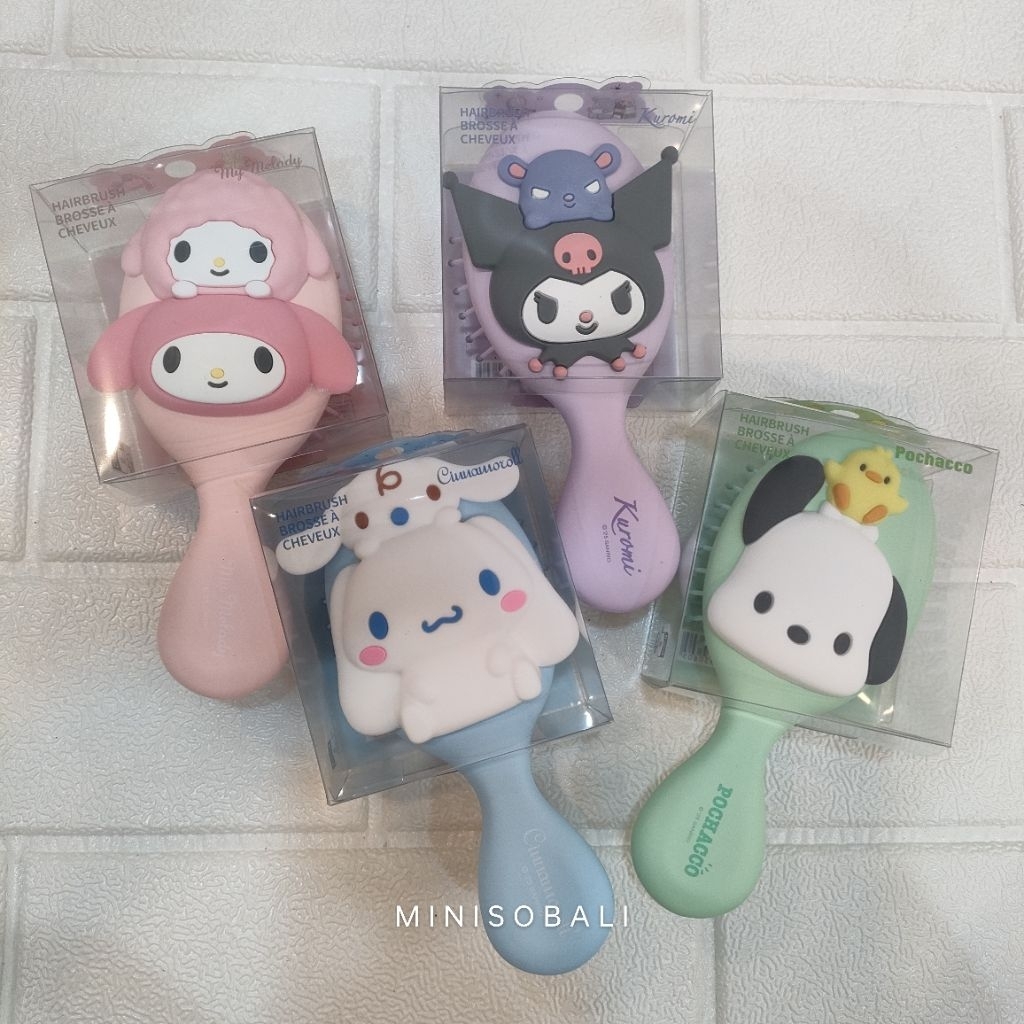 Jual Official BALI MINISO Sisir Rambut Sanrio Kuromi Hello Kitty My ...