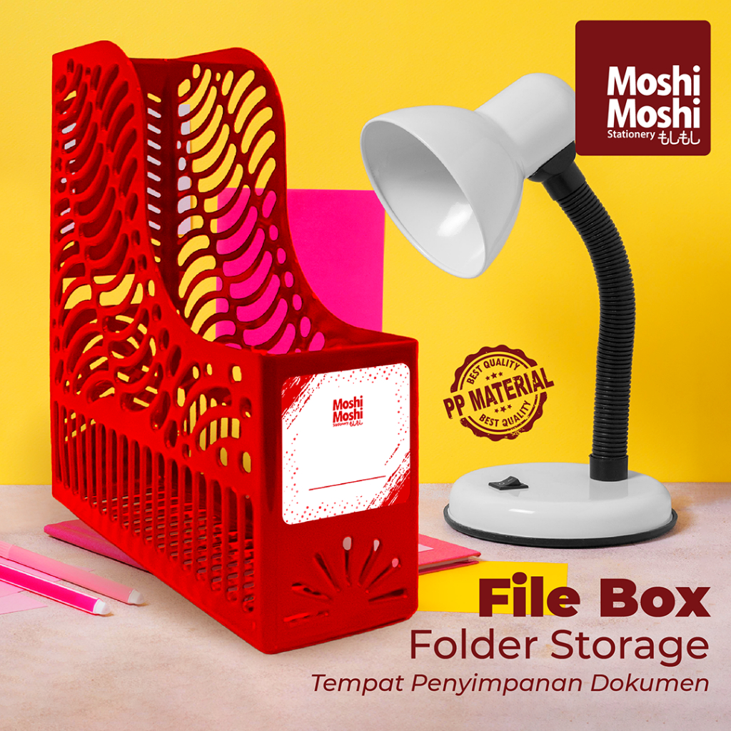 Jual File Box Moshi Folder Storage Fluorescent Color Elegan Tempat ...