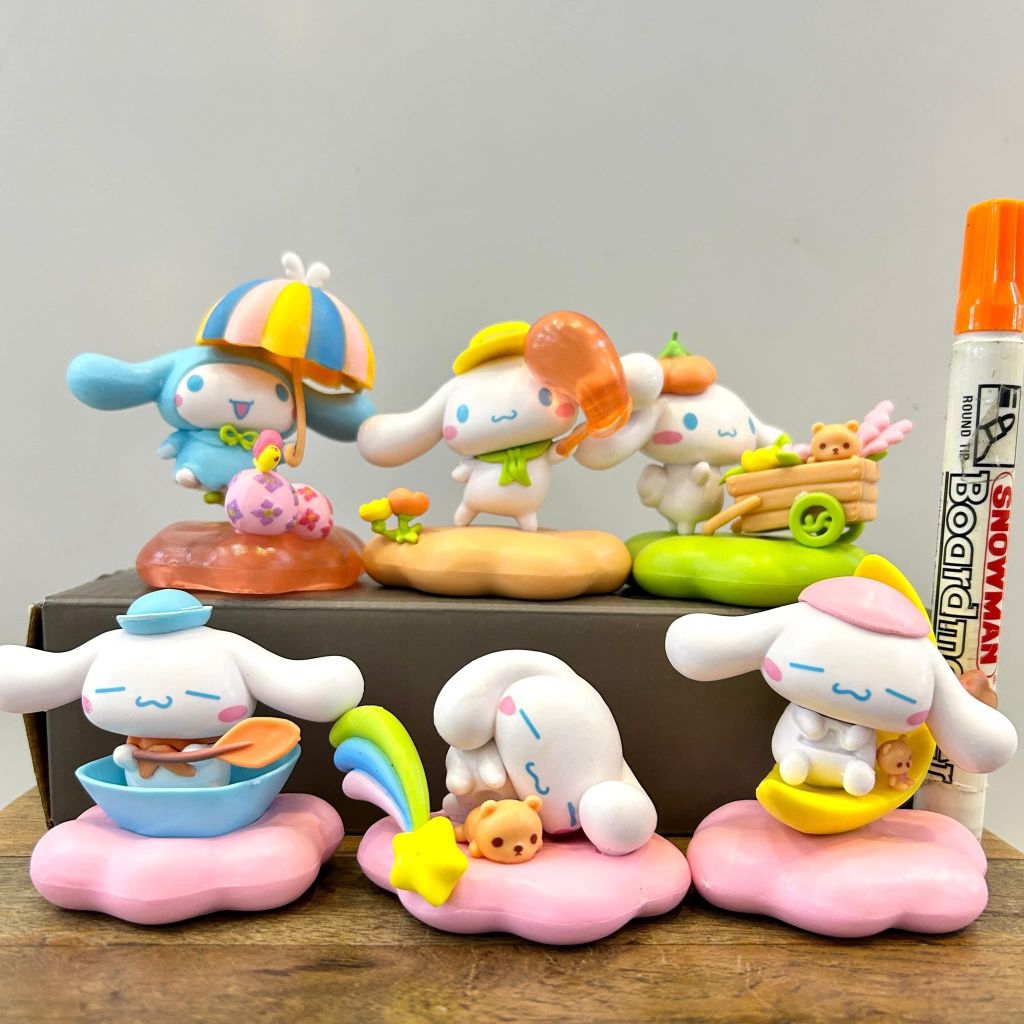 Jual mainan action figure miniso blind box sanrio cinnamoroll payung ...