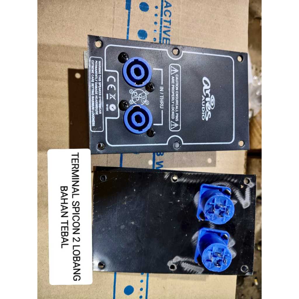 Jual Plat panel box speaker spicon input output bahan plat tebal ...