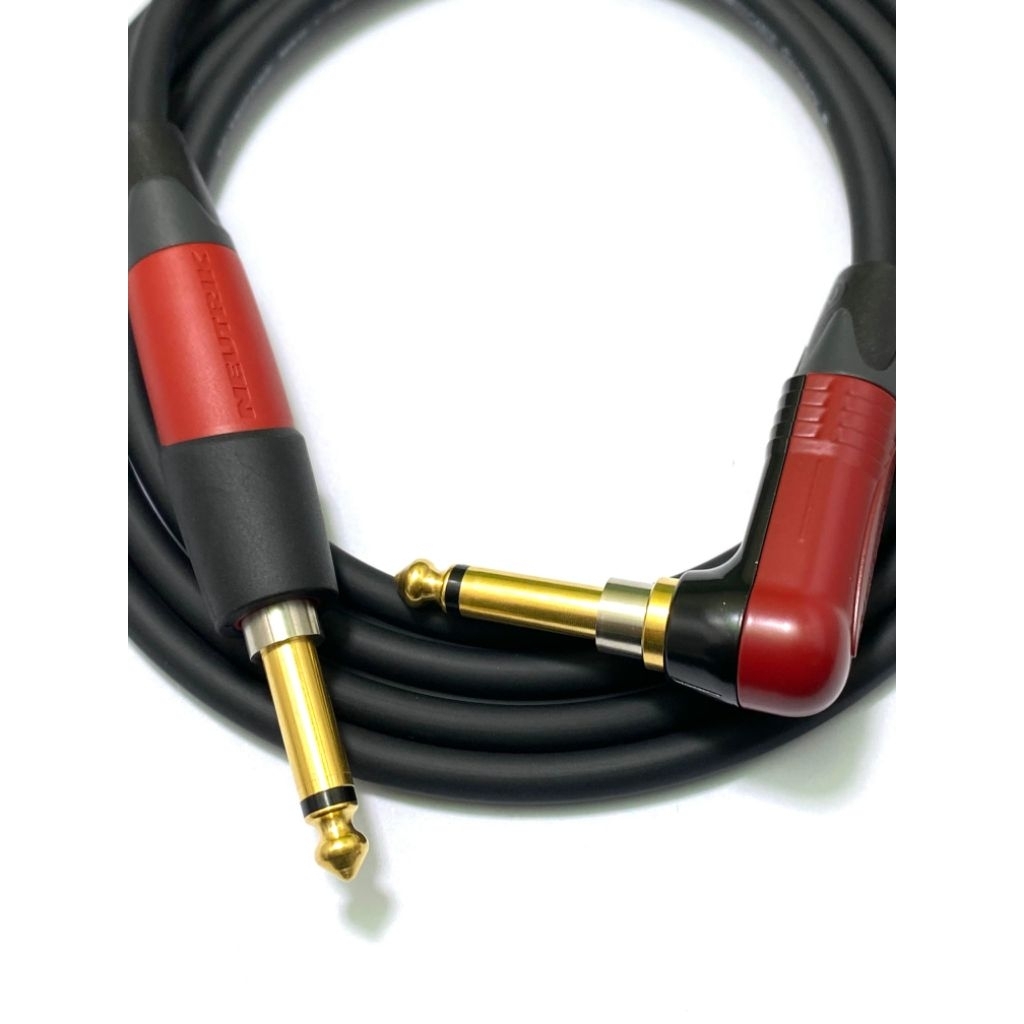 Jual kabel gitar Mogami 3 meter & konektor silent plug gold Mogami 2524 ...
