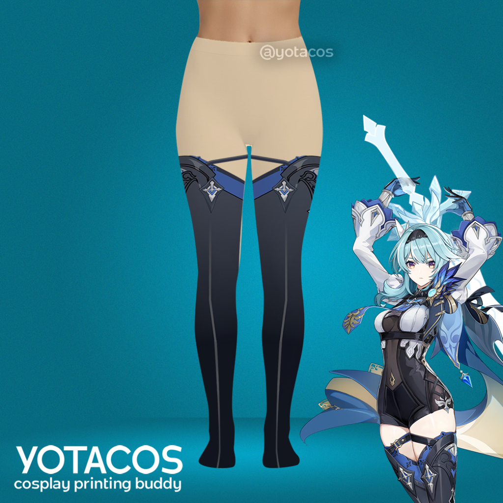 Jual Stocking Cosplay Eula Genshin Impact – Fashion Anime Jepang Kostum ...