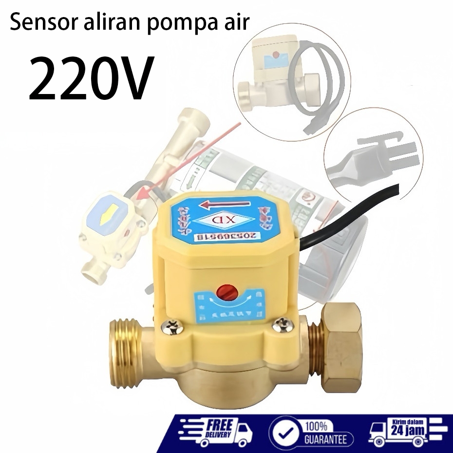 Jual Saklar Otomatis Pompa Booster Dorong / Water Flow Switch Ukuran 1/ ...