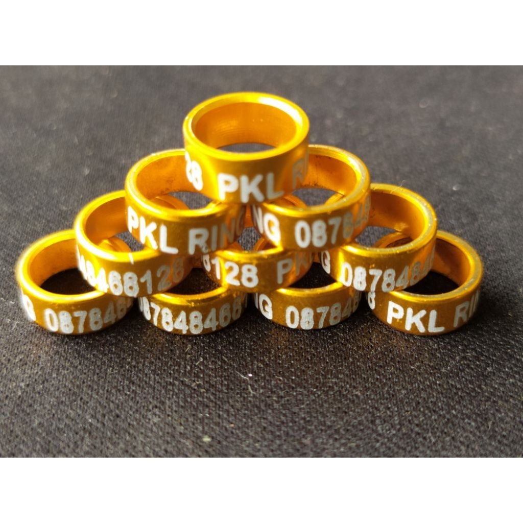 Jual HARGA PER 10 PCS RING MERPATI MODEL SLIM JENIS LASER (BISA REQUEST ...