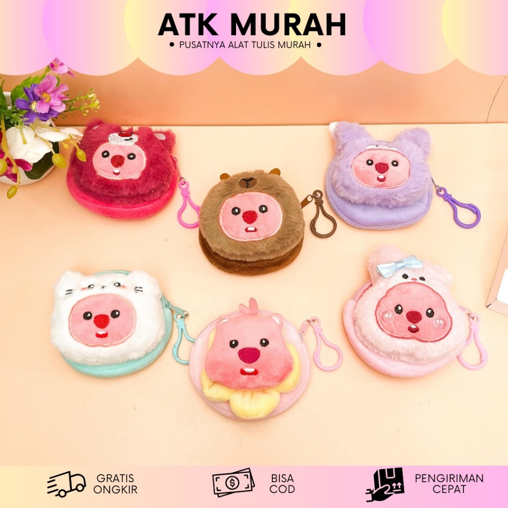Jual POUCH KOIN BONEKA LOOPY CUSTOM KP-2080 BAG CHARM GANTUNGAN POUCH ...
