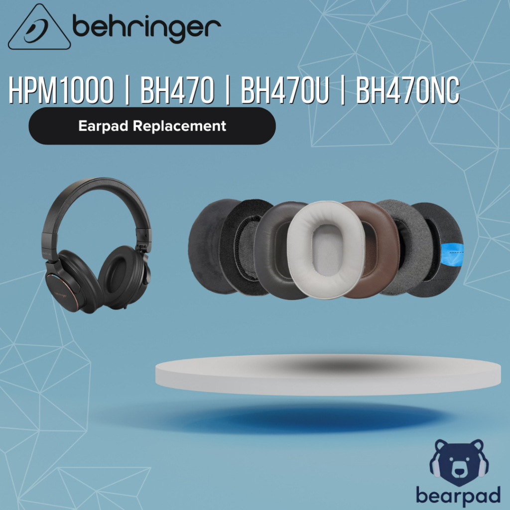 Jual Earpad Behringer HPM1000 BH470 BH470U BH470NC HPM 1000 BH 470 U NC ...