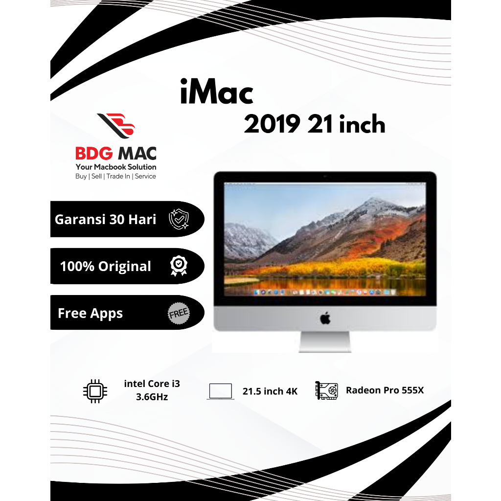 Jual iMac 2019 21inch 4K second original | Shopee Indonesia