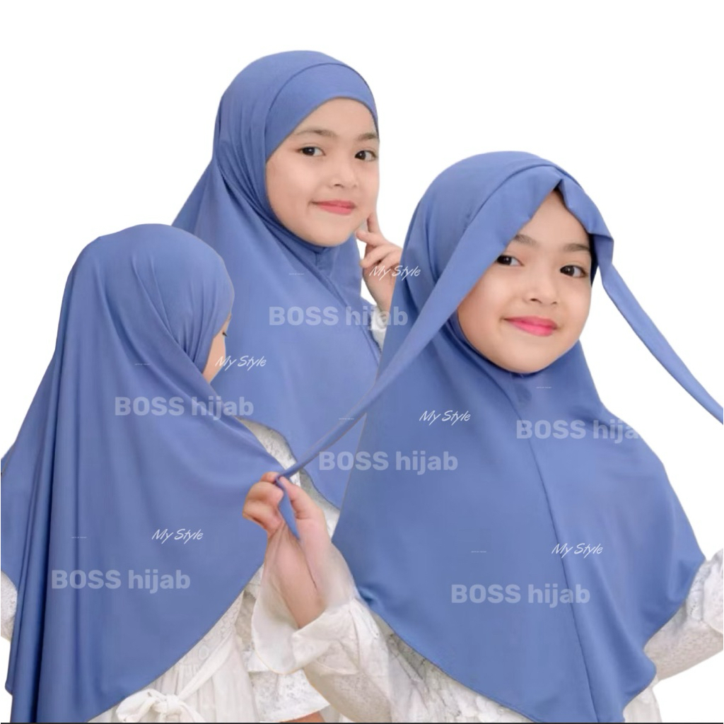 Jual BOSS hijab/ HIJAB anak tk sd 1 2 4 tahun - 12th Bergo french ...