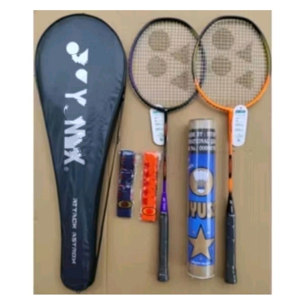 Jual Raket Badminton Lengkap Dengan Tas Shuttlekock Bisa Satuan Bonus ...