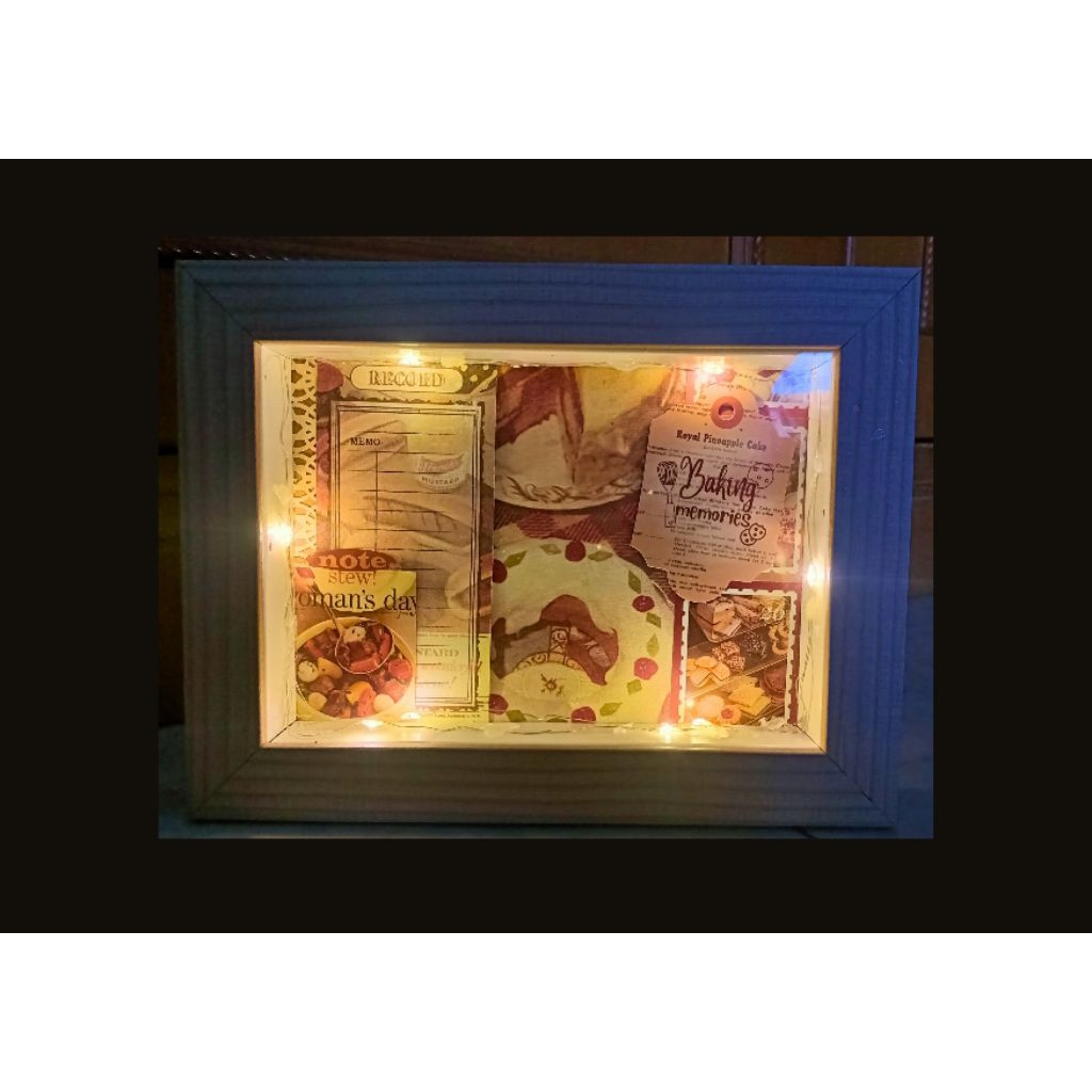 Jual Bingkai Kayu Frame Box 3D Hadiah Aesthetic ukuran 18x13x3 cm ...