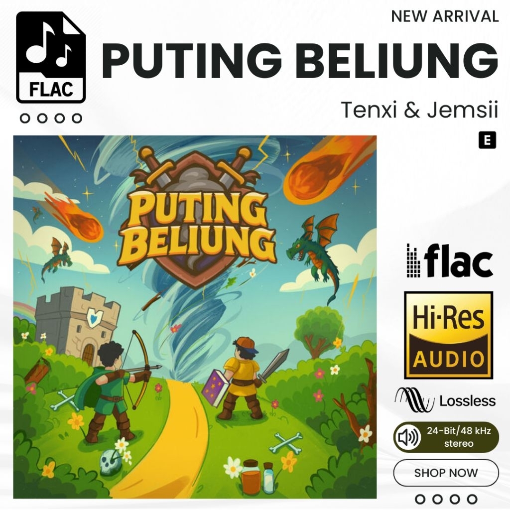Jual Puting Beliung Tenxi & Jemsii Album Lagu FLAC Hi-Res Lossless ...