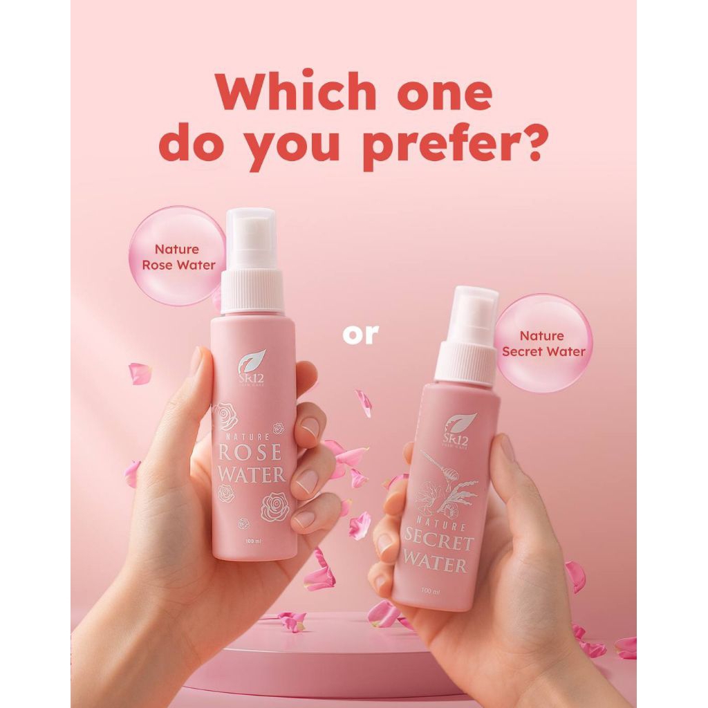 Jual NATURE ROSE & SECRET WATER SR12 60 dan 100ml | Shopee Indonesia