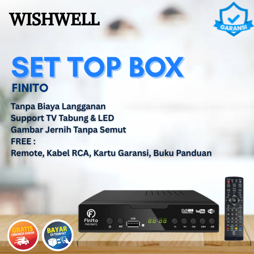 Jual SET TOP BOX FINITO SUDAH BERSNI , FUL HD BISA DI GUANAKAN TV ...