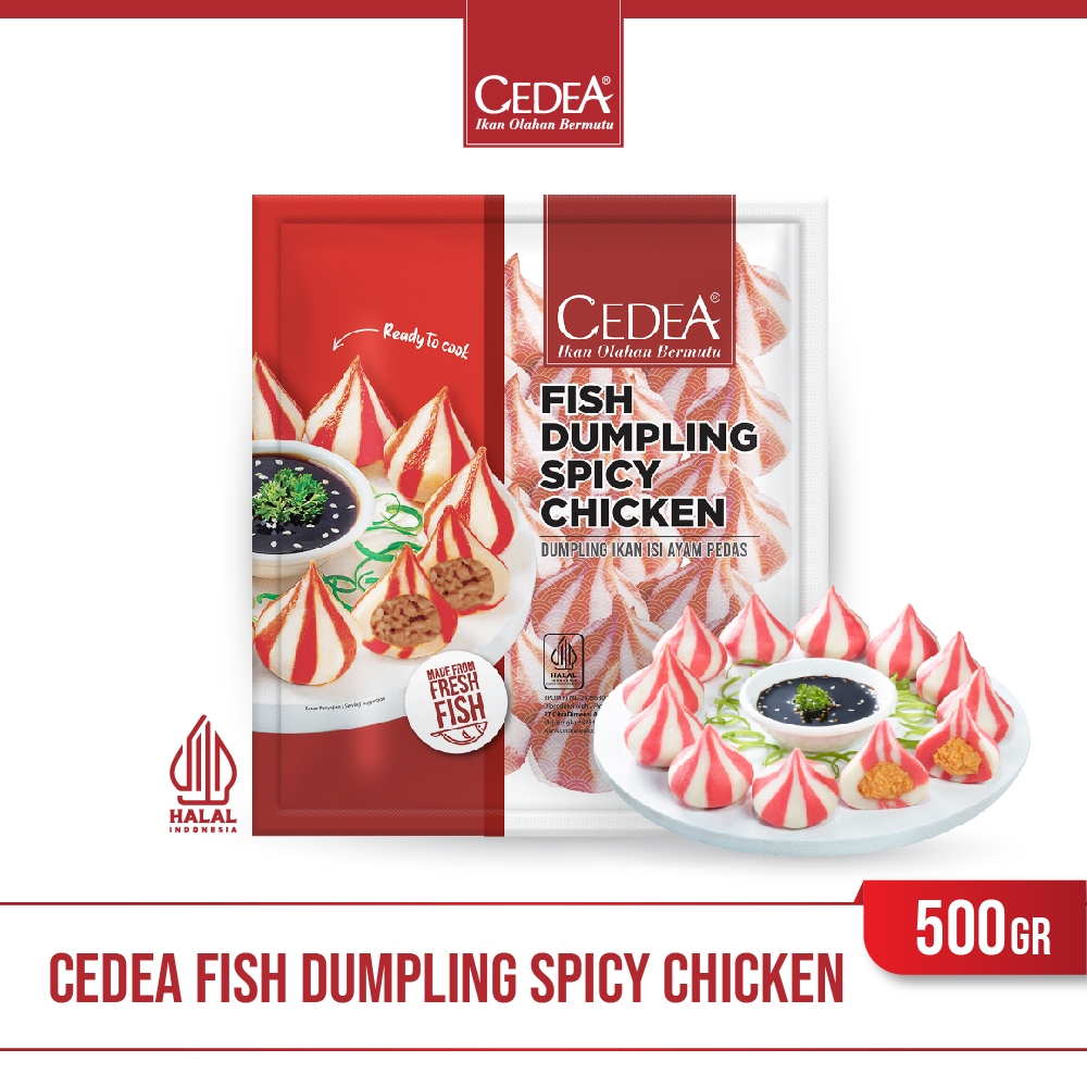 Jual CEDEA Fish Dumpling Spicy Chicken [500g] | Shopee Indonesia