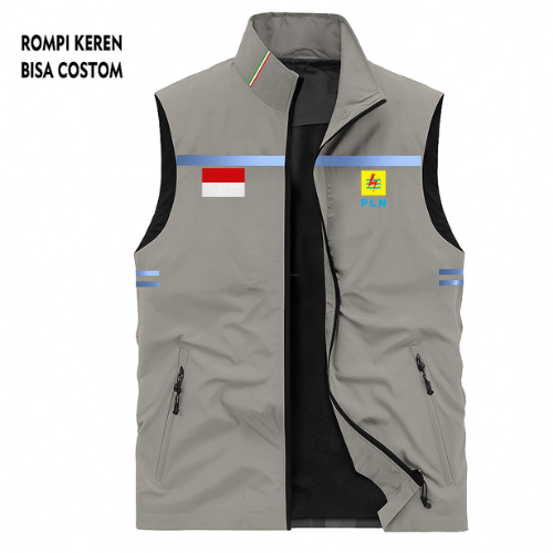 Jual ROMPI SAFETY PLN PERSERO - JAKET ROMPI LAPANGAN PLN BISA CUSTOM ...