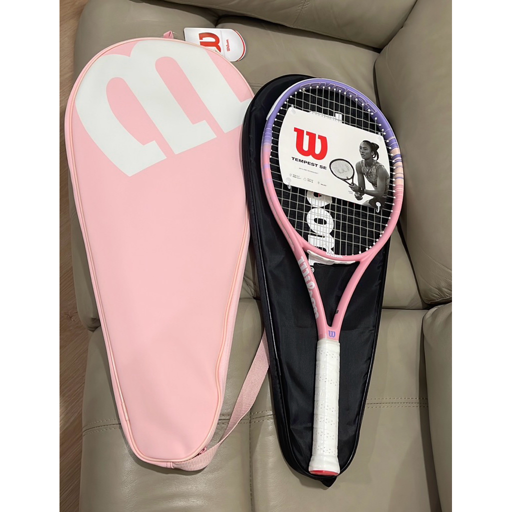 Jual Raket Wilson Tempest SE Pink tennis racket Original bundle dengan ...