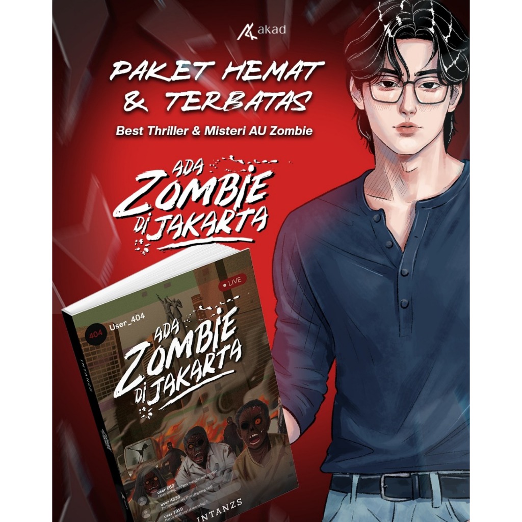 Jual Pre Order Novel - ADA ZOMBIE DI JAKARTA (Ada Zombie di Sekolah 2 ...