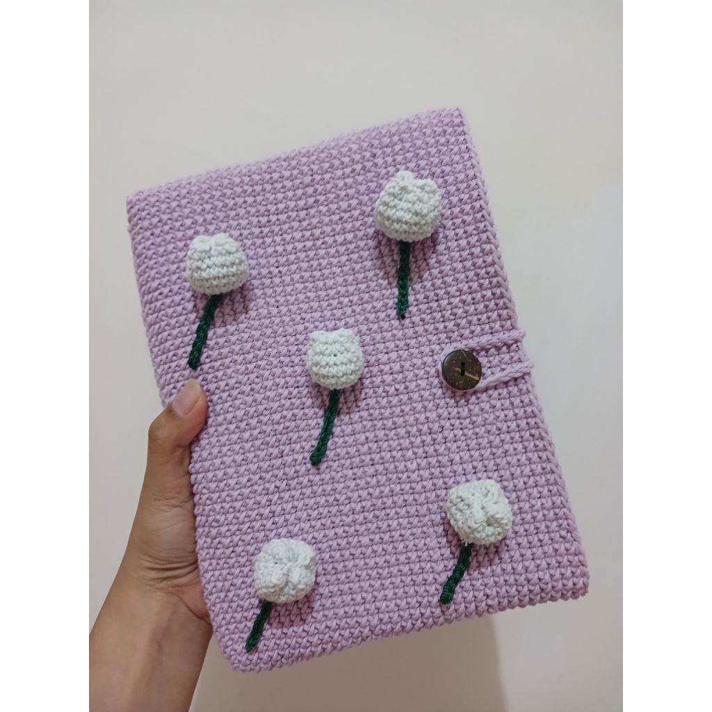 Jual Book sleeve/cover buku bunga tulip handmade (PO) | Shopee Indonesia