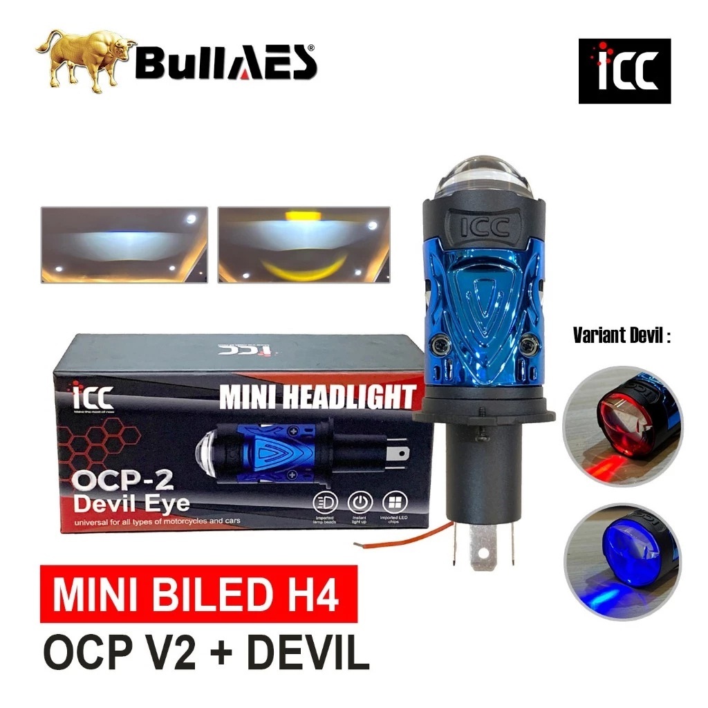 Jual Biled Mini Laser H4 OCP V2 55 Watt ICC H4 PnP Merk ICC | Shopee ...