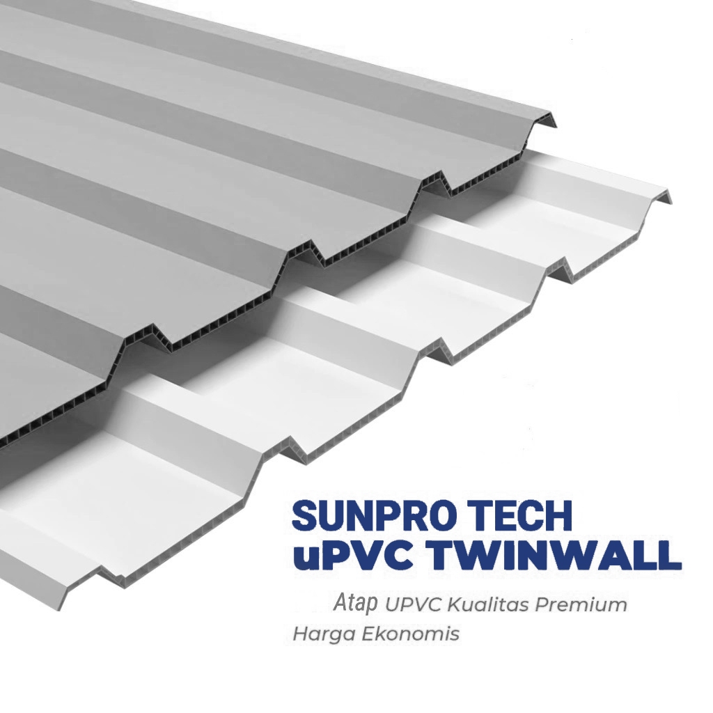 Jual Sunpro Tech Atap uPVC Twinwall 10 mm Double Layer - Garansi Resmi ...