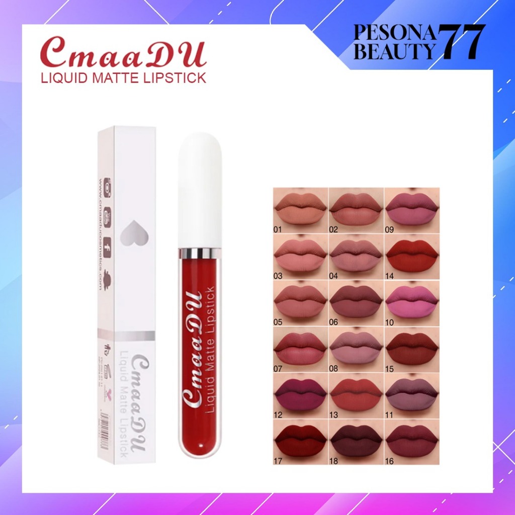 Jual CMAADU LIQUID MATTE LIPSTICK MINI LONG LASTING 18 VARIAN WARNA ...