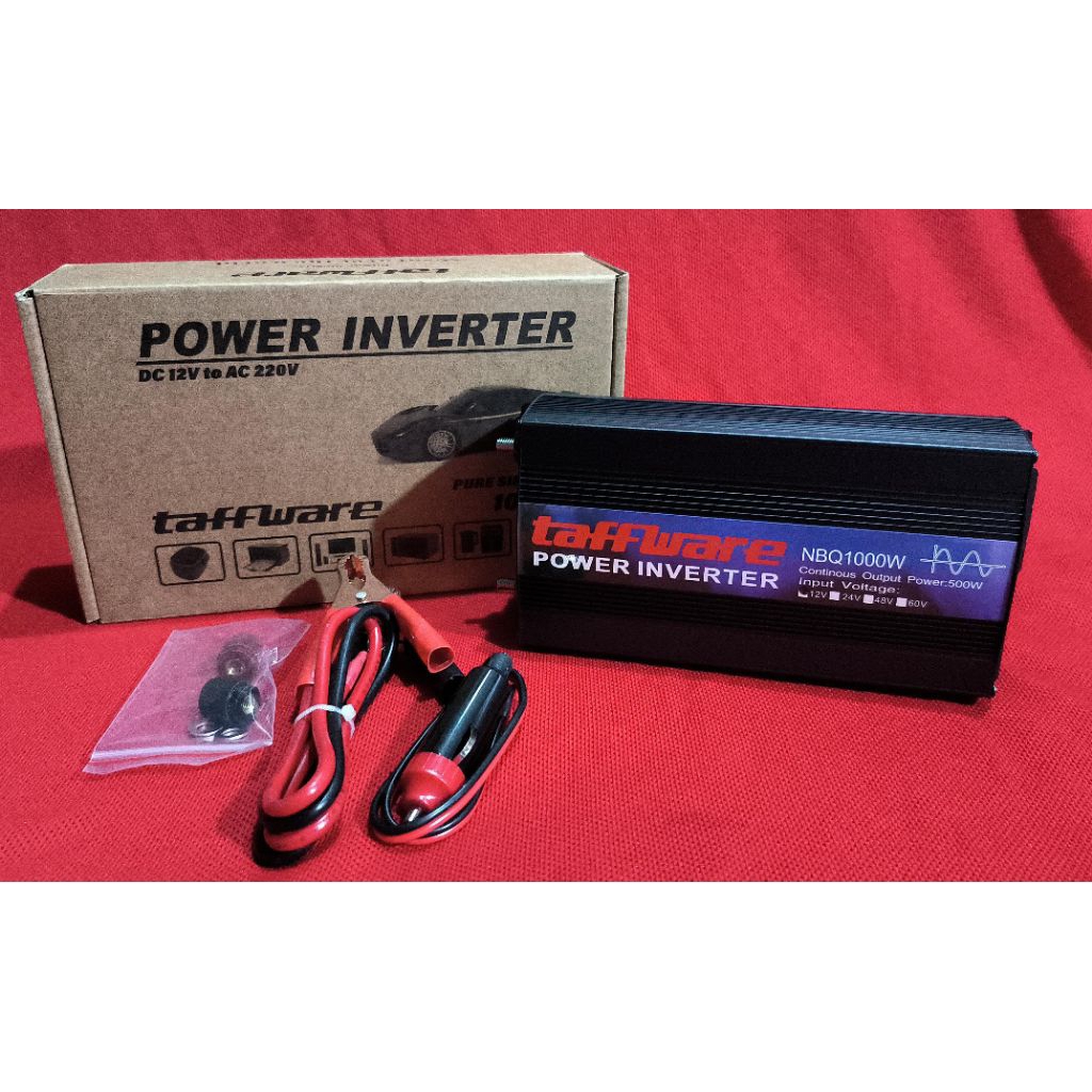 Jual Inverter Taffware 1000 Watts pure sine Wave DC 12 V - AC 220 V ...