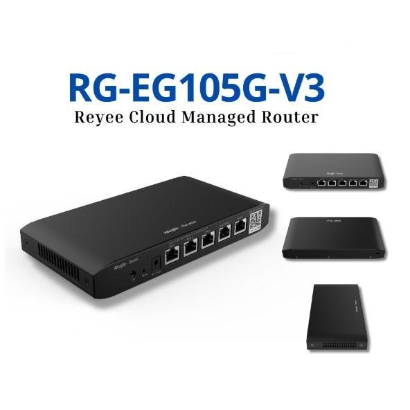 Jual Ruijie RG-EG105G-V3 Reyee Cloud Managed Router / RG EG105G V3 ...