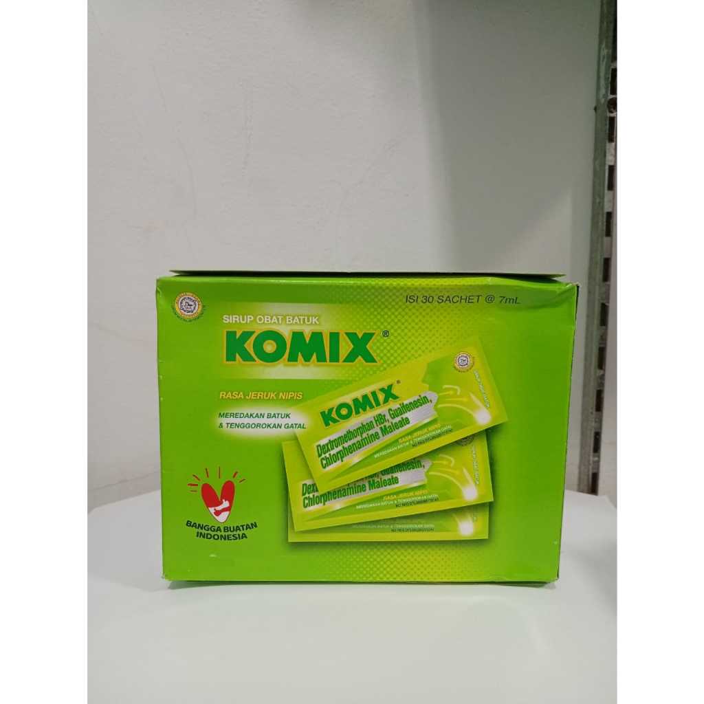 Jual Komix Sirup Sachet, varian Jeruk Nipis, Jahe, OBH || obat batuk ...