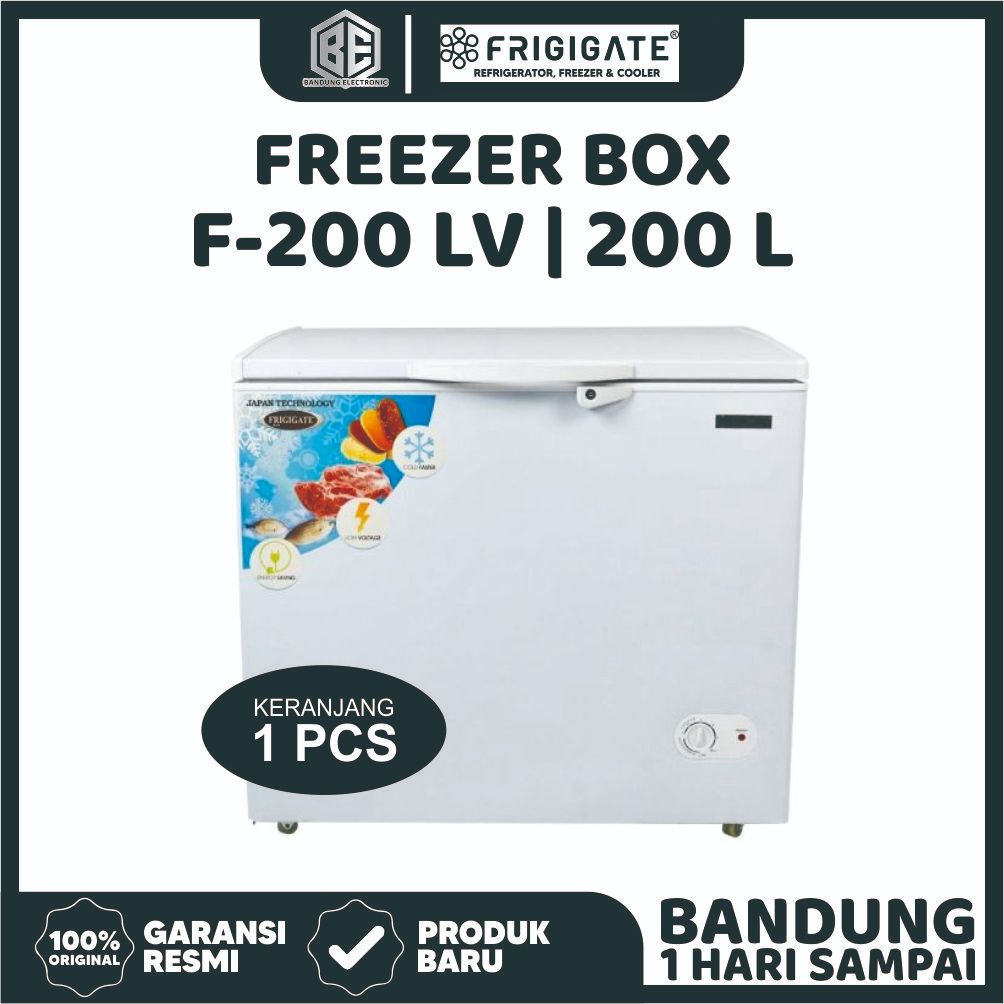 Jual CHEST FREEZER FRIGIGATE F200 LV KAPASITAS 200 LITER FROZEN FOOD ...