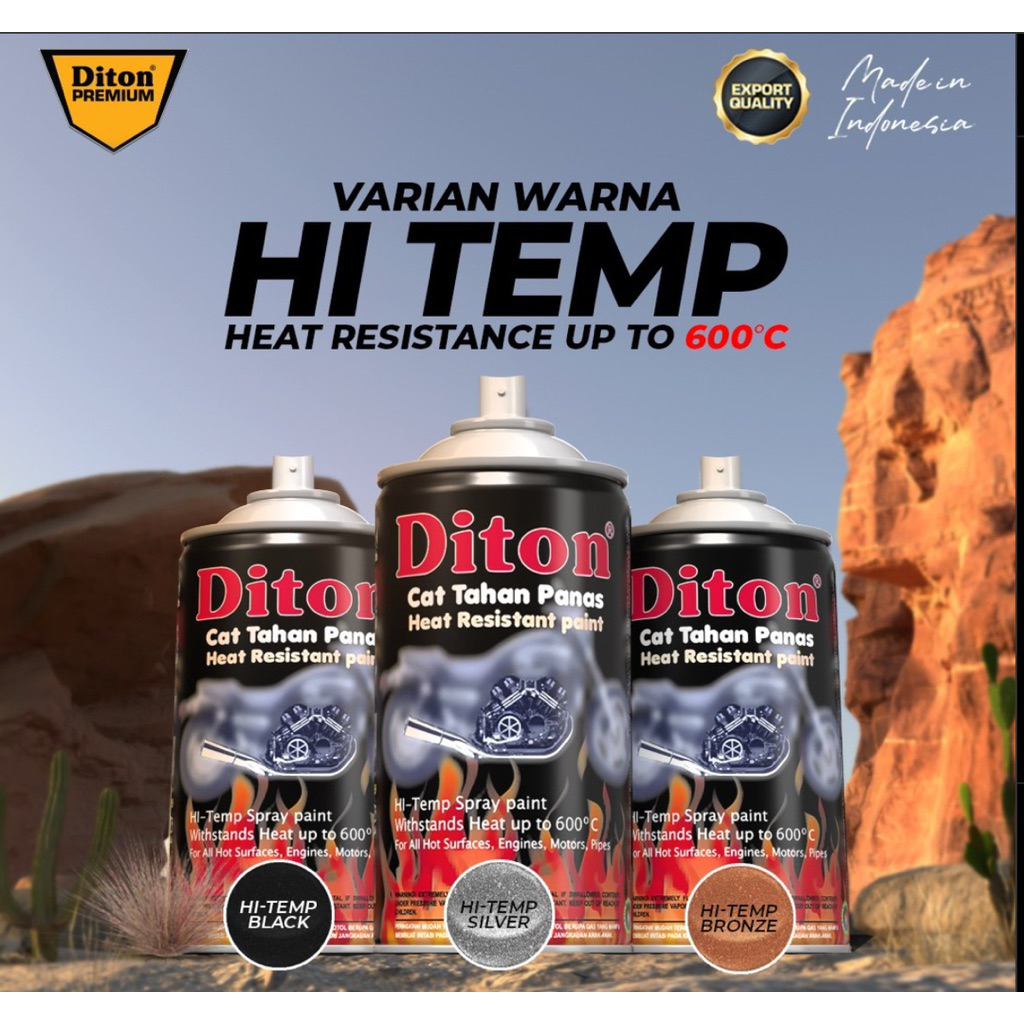 Jual CAT SEMPROT DITON ANTI PANAS / DITON CAT HI TEMP | Shopee Indonesia