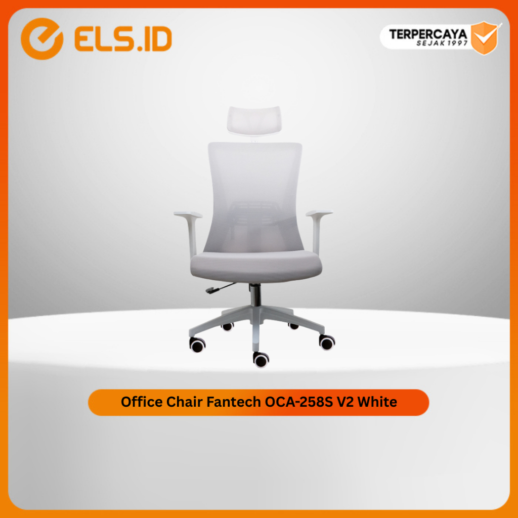 Jual Office Chair Fantech OCA-258S V2 White | Shopee Indonesia