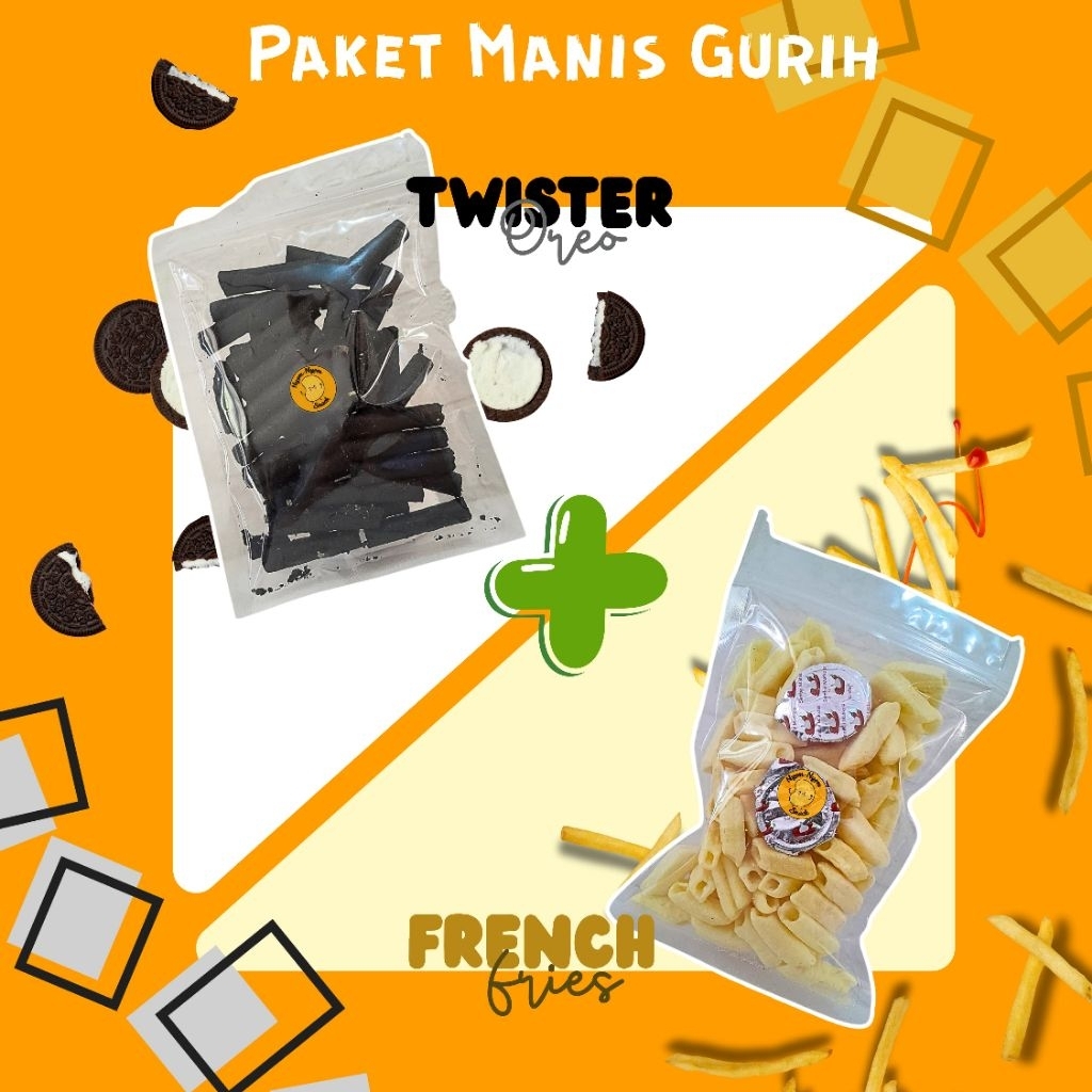 Jual PAKET CEMILAN/ BELI 2 LEBIH MURAH/PAKET MANIS GURIH/ TWISTER DAN ...