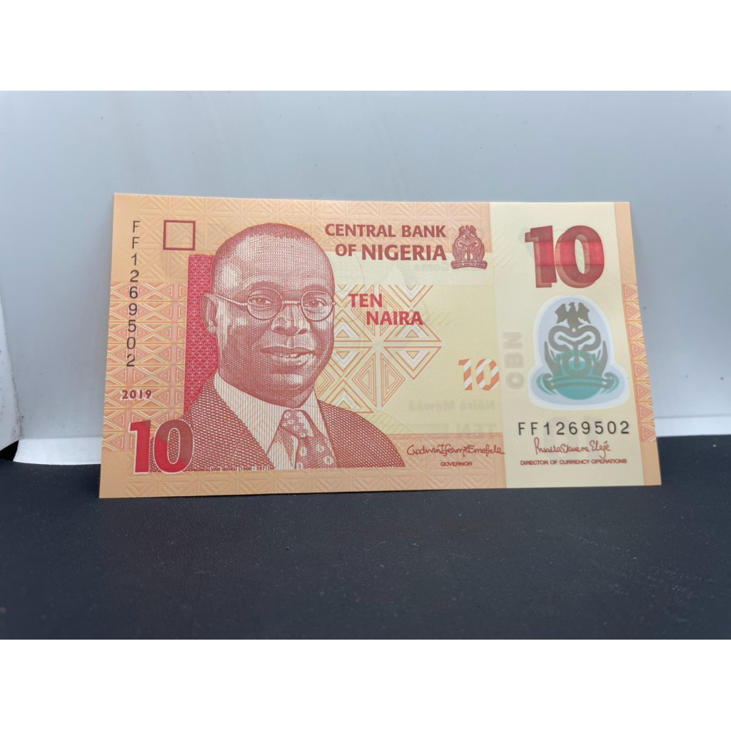 Jual uang asing 10 Naira ,ten naira Nigeria polimer | Shopee Indonesia