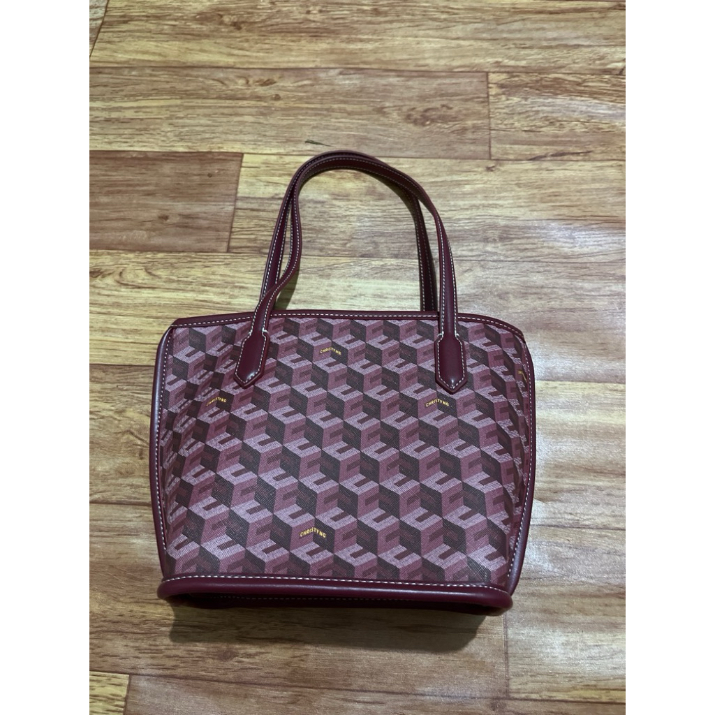 Jual Tas Christy Ng Russo Mini Burgundy | Shopee Indonesia