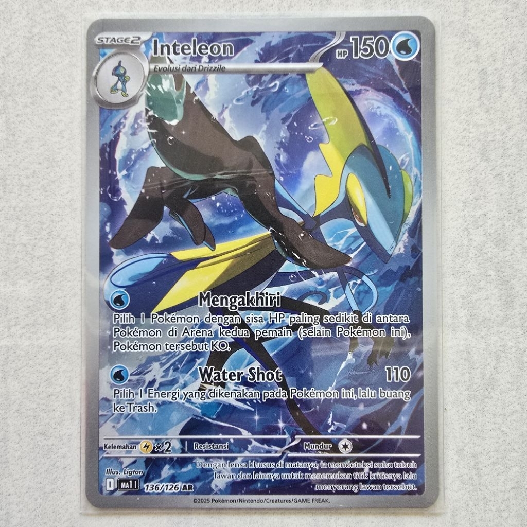 Jual Inteleon AR Set Evolusi Mega MA1 136/126 - Kartu Pokemon TCG ...