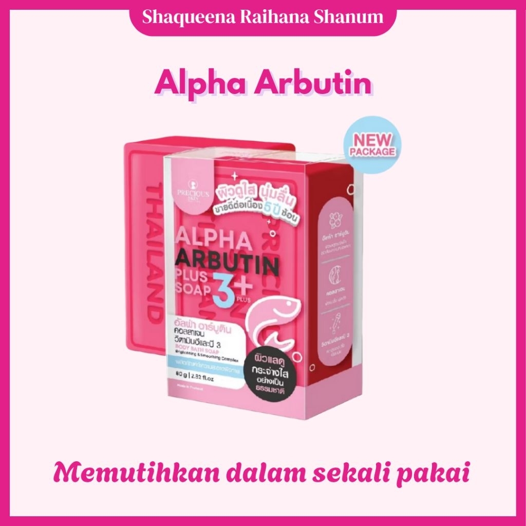 Jual Alpha Arbutin 3 Plus Collagen Whitening Soap/Sabun Batang/Sabun ...