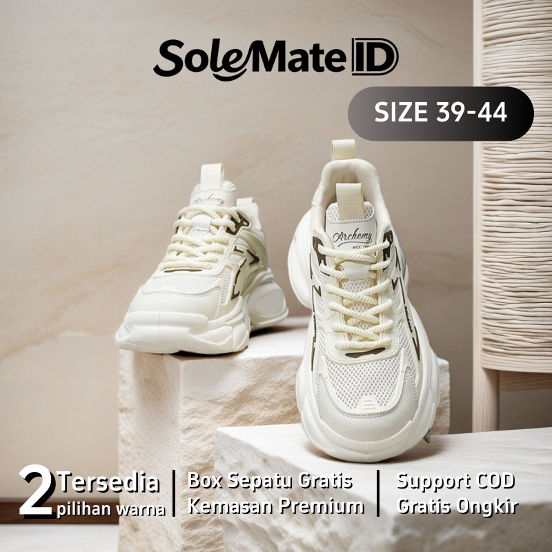 Jual Sepatu Chunky Pria, Sepatu Pria, Sol Lembut, Sol Tinggi, Sepatu ...