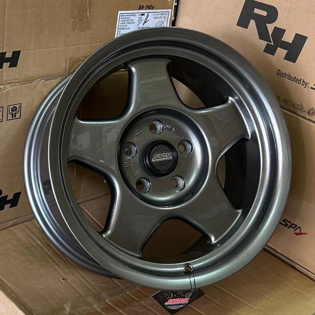 Jual Velg SSW 323 Ring 16 Lebar 8 inch Pcd 5x114.3 Et 0 Warna Gunmetal ...