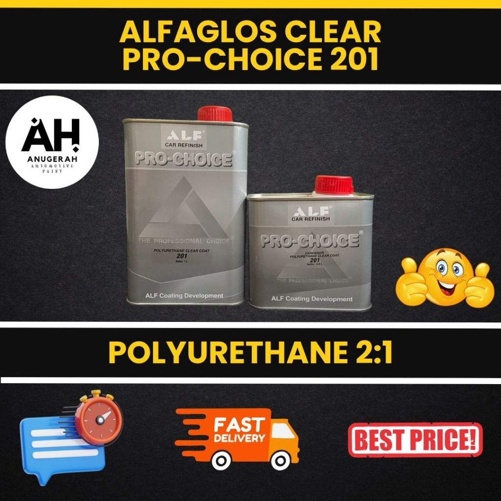 Jual Alfaglos Clear Pro-Choice 201 2:1 (1.5 Liter / Set) | Shopee Indonesia