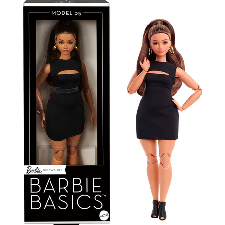 Jual Barbie Basics Model 05 Collector Doll with Brunette Hair, Black ...