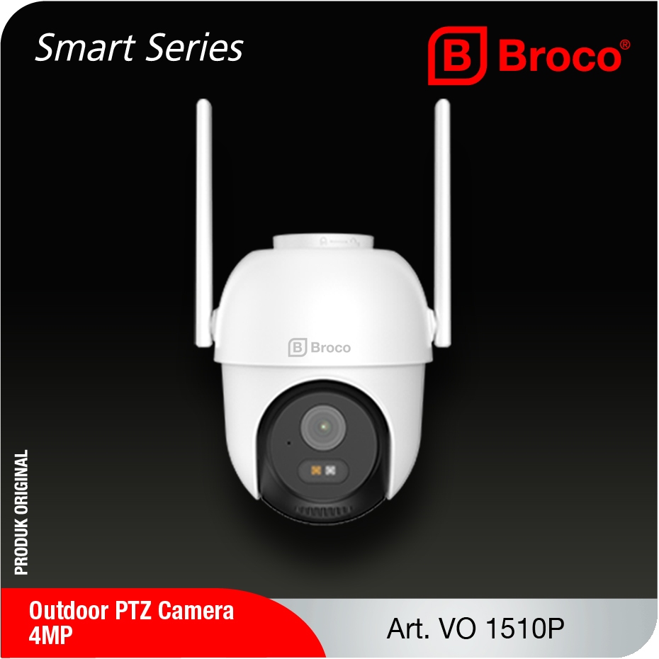 Jual BROCO Smart IP Camera 4 MP Outdoor PTZ VO 1510P | Shopee Indonesia
