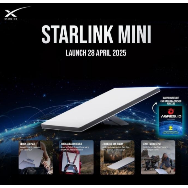 Jual STARLINK Mini Internet Kit Satellite Antenna & AC Dual Band Wi-Fi ...