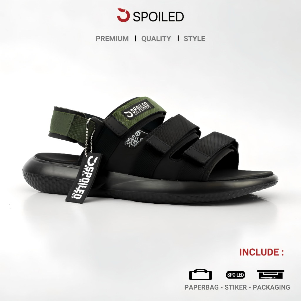 Jual SPOILED Sandal Gunung Pria Traveling Terbaru Kalimanzaro 02 Army ...