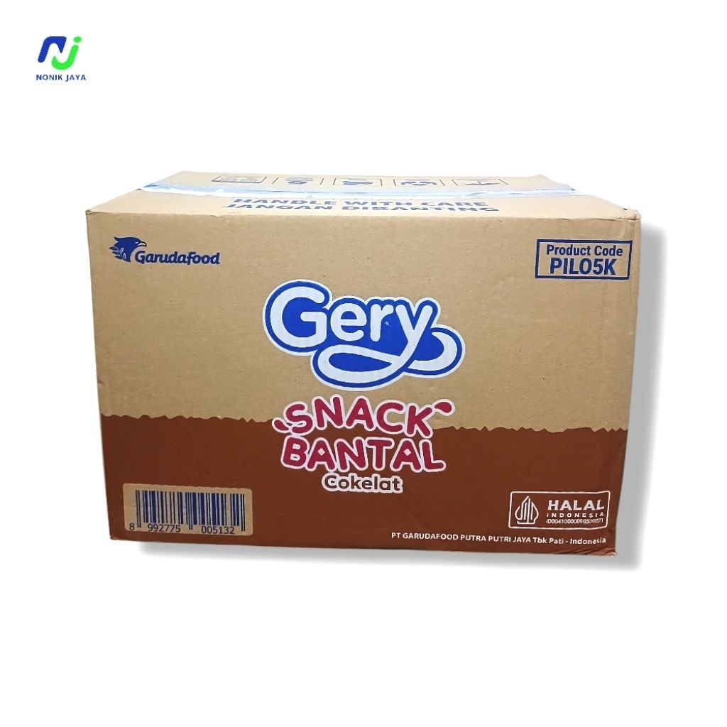 Jual Gery Snack Sereal Bantal Rasa Cokelat Kartonan Isi 60 Pcs@22gr ...
