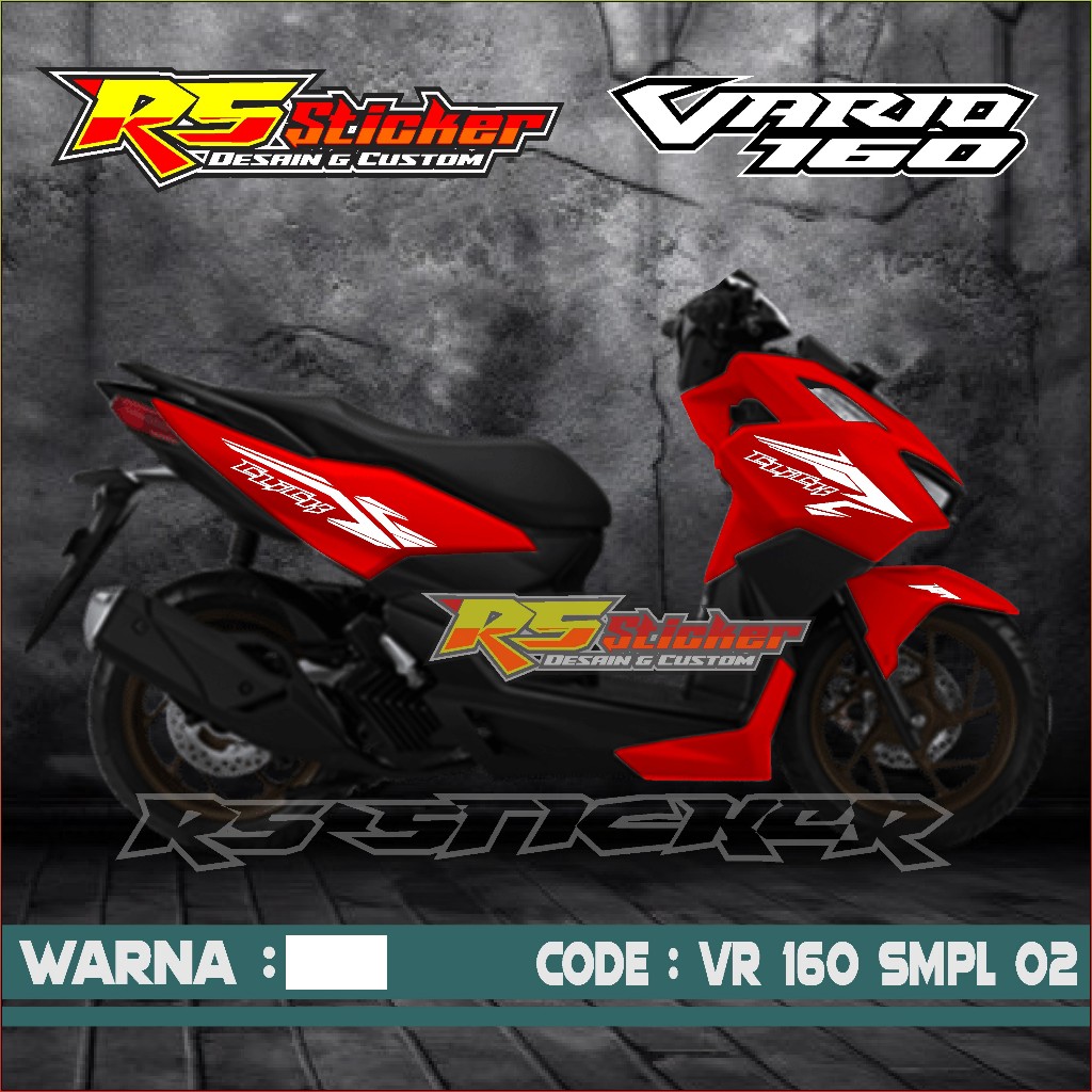 Jual Sticker Cutting Vario 160 - Aksesoris Cutting Sticker Motor Vario ...