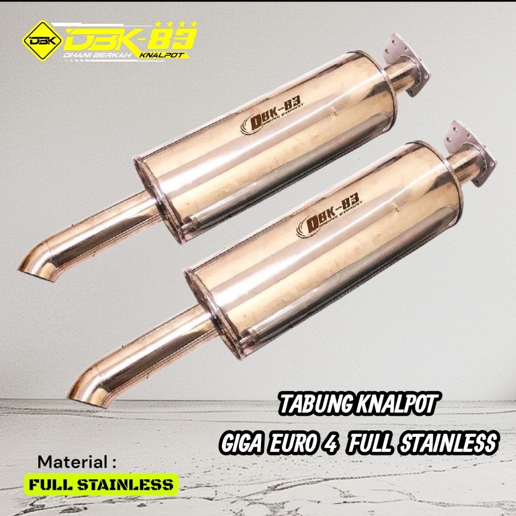Jual TABUNG KNALPOT GIGA EURO 4 BAHAN FULL STENLEES TAHAN KARAT SUDAH ...